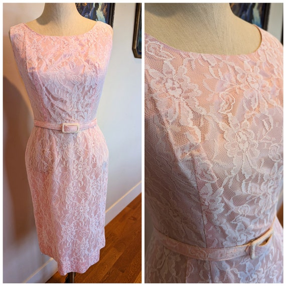 Pink lace overlay - Gem