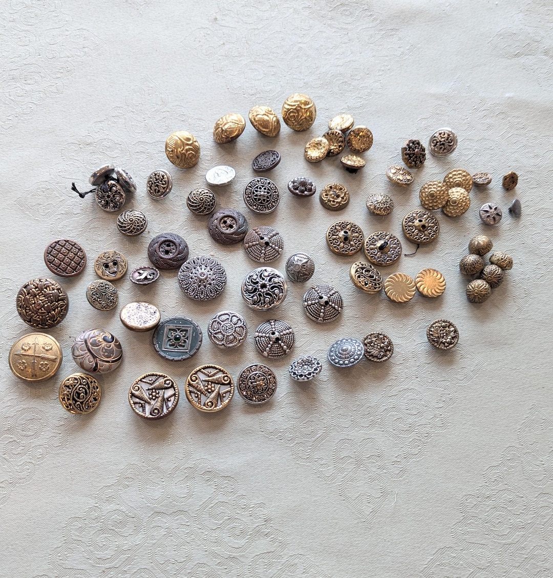 Lot of Victorian Buttons, Vintage Button Lot, Turn of the Century ...