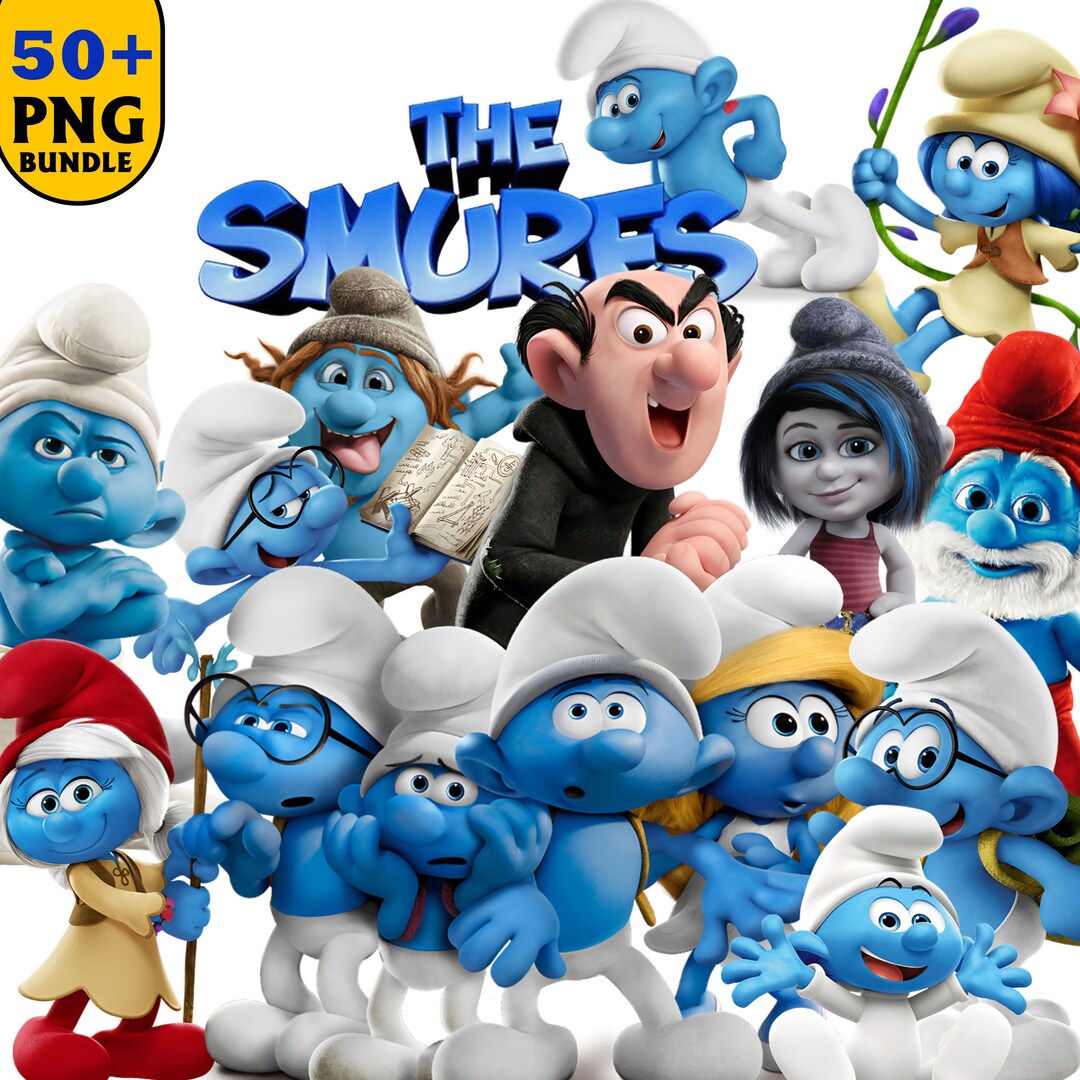 Smurfs Clipart Smurfs PNG Smurfs Printable Smurfs Pictures - Etsy.de