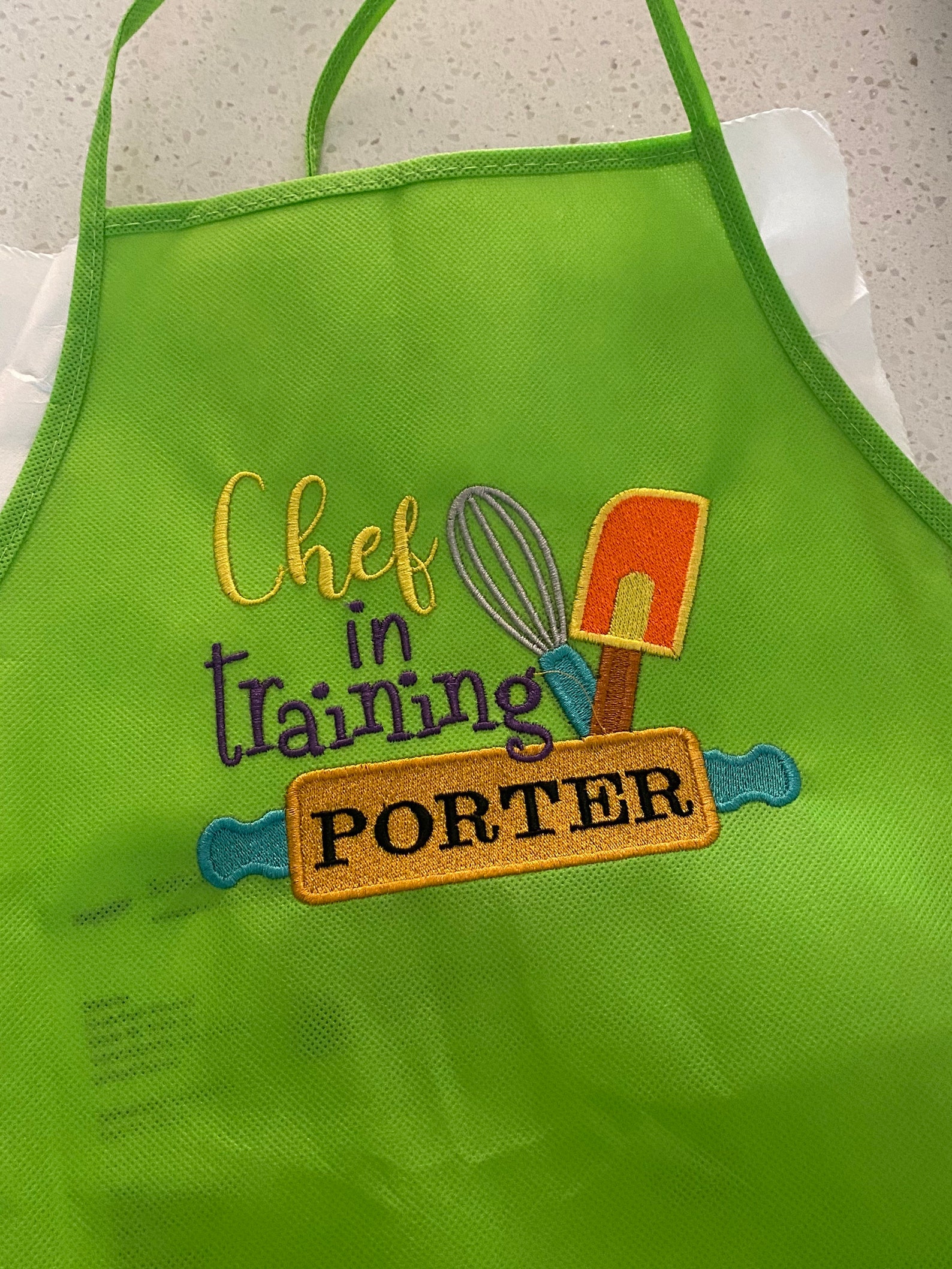Chef in Training Personalized Child Apron Cooking - Etsy