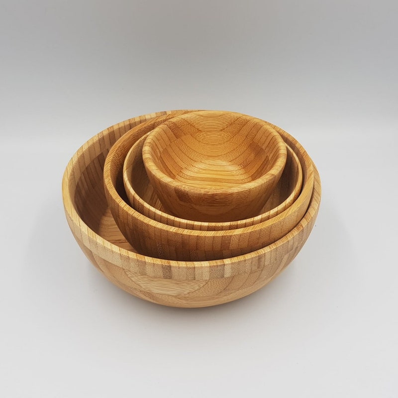 Bamboo Bowl - Etsy