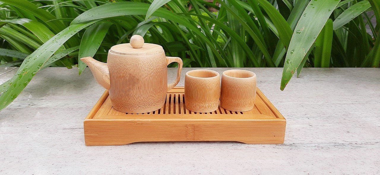 Personalized Bamboo Teapot Bamboo Cup With Logo Bamboo - Etsy