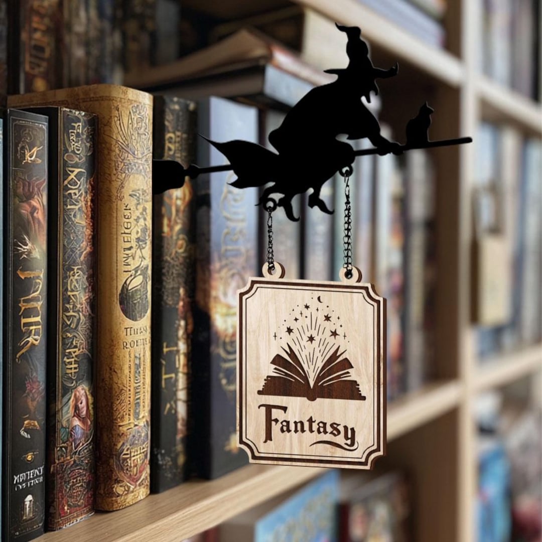 Custom Fantasy Book Tavern Signs, Personalized Book Genre Dividers ...