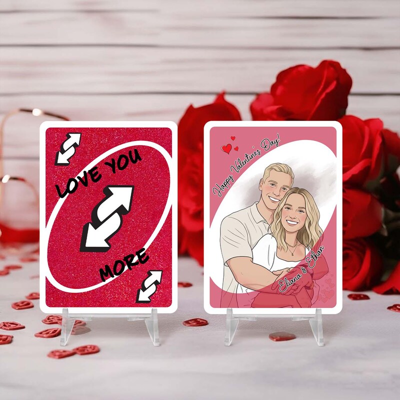 Love You More Uno Card - Etsy