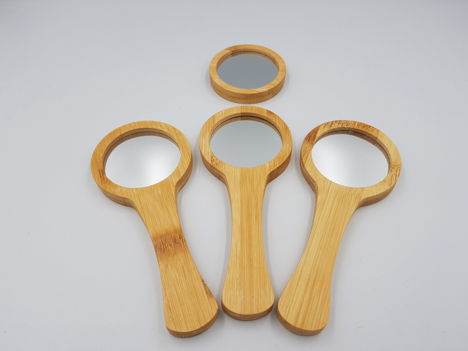 High quality bamboo hand mirror Personalized bamboo mirror | Etsy