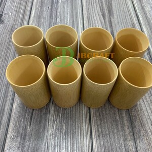 Customized Photo on Bamboo Cup, Photo Engraved on Bamboo, Natural ...