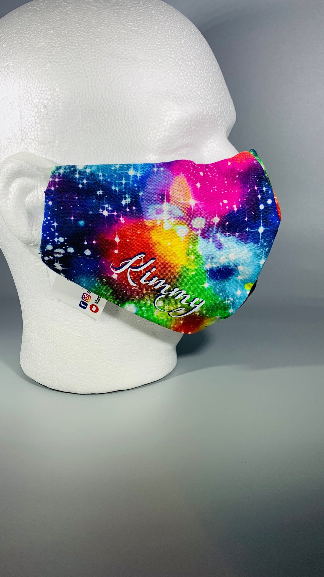 Colorful Facemask Beautiful Solar System Mask Bright Face Mask 3 ...