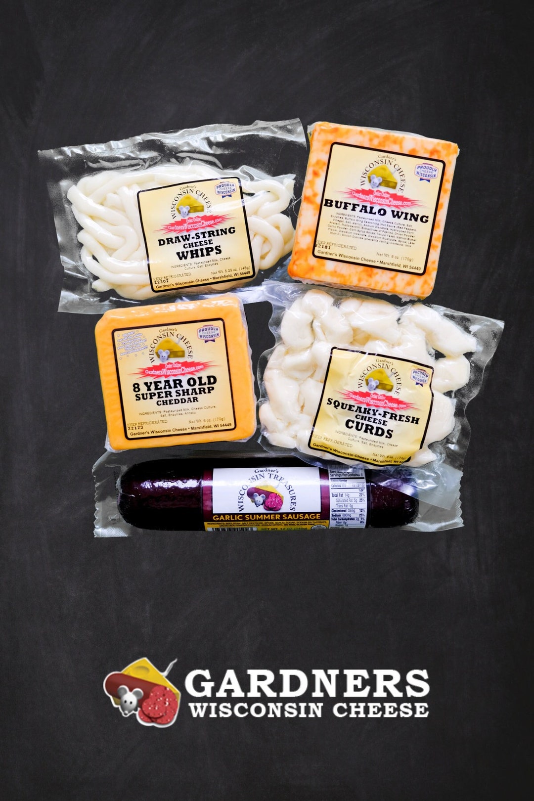 Gift of Wisconsin Cheese and Sausage Sampler - Etsy