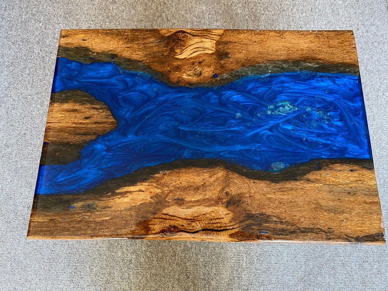 Handmade Bespoke Live Edge Epoxy Resin River Coffee Table - Etsy UK