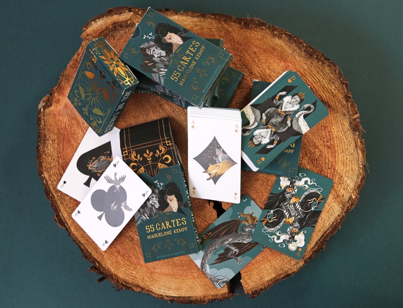 54 Card Deck Playing Cards Picture Cards - Etsy