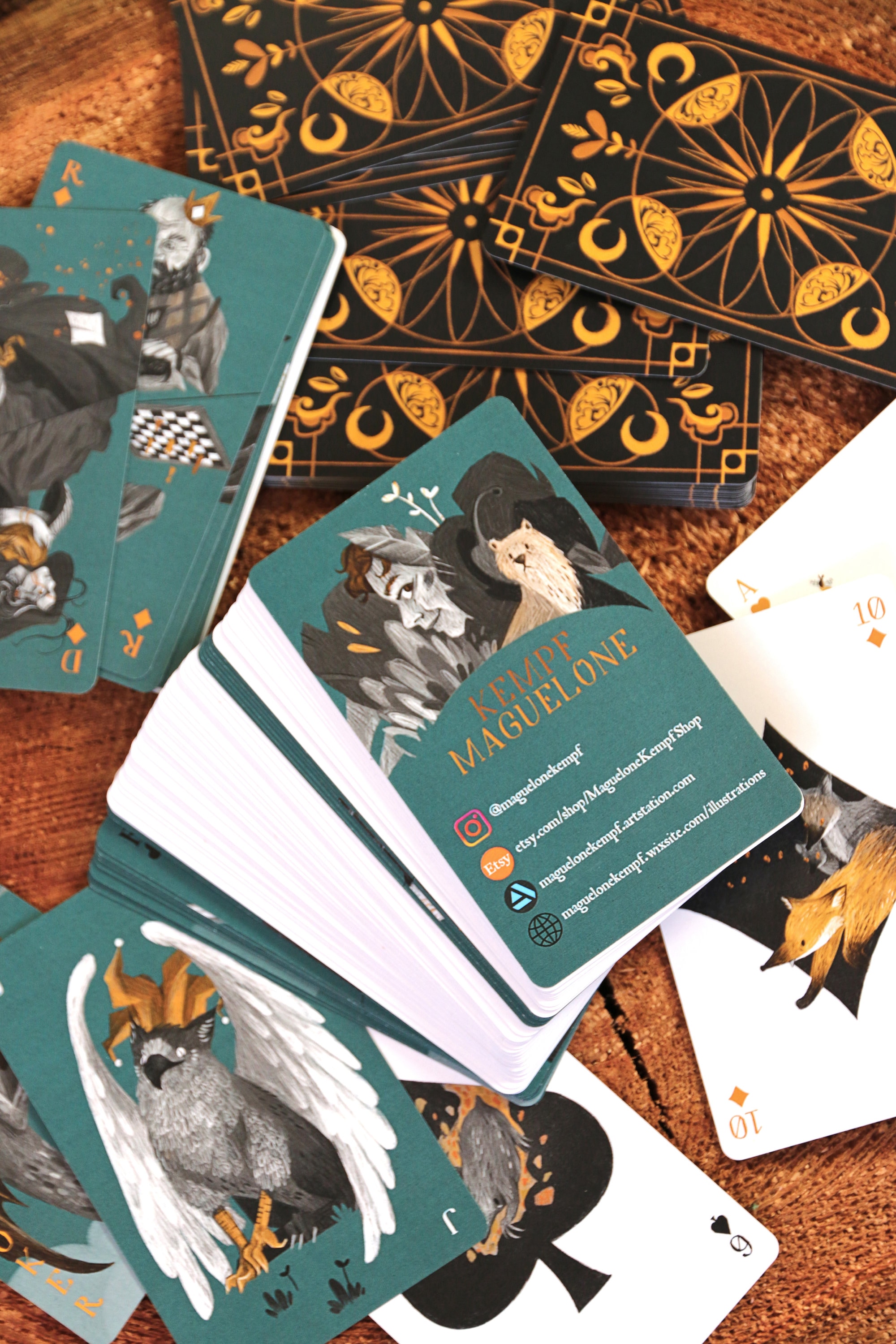 54 Card Deck Playing Cards Picture Cards - Etsy