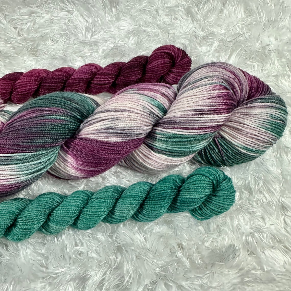 Winterberry Sock Setfull Skein 2 Mini Skeinsfingering/sock - Etsy