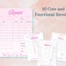 Cute Digital Receipt Bundle – 10 Kawaii-inspired Designs - Etsy
