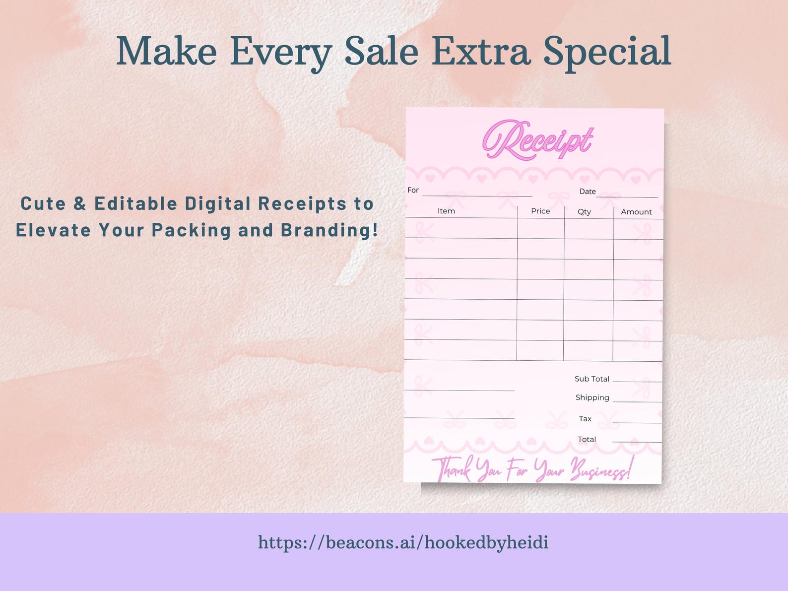 Cute Digital Receipt Bundle – 10 Kawaii-inspired Designs - Etsy
