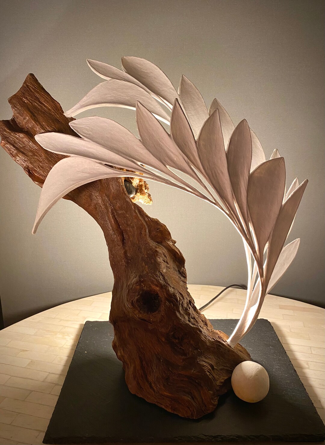 The Wings - Wooden Table Lamp, is a Unique and Elegant Decorative Lamp ...