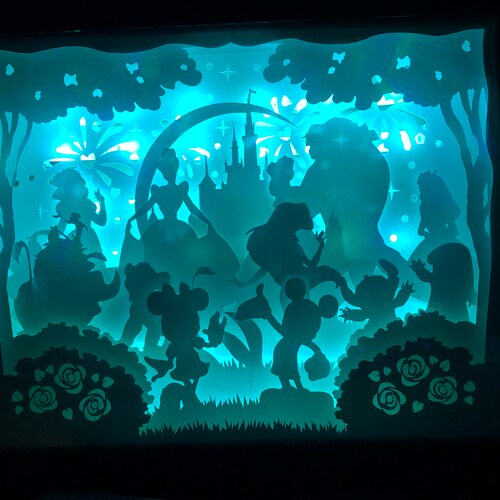 Disney World Shadow Box - Etsy