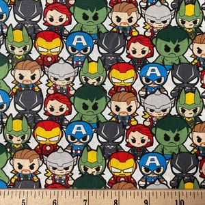 MARVEL Comics Mini Stacked Superhero 4 Patterns / Designs. - Etsy