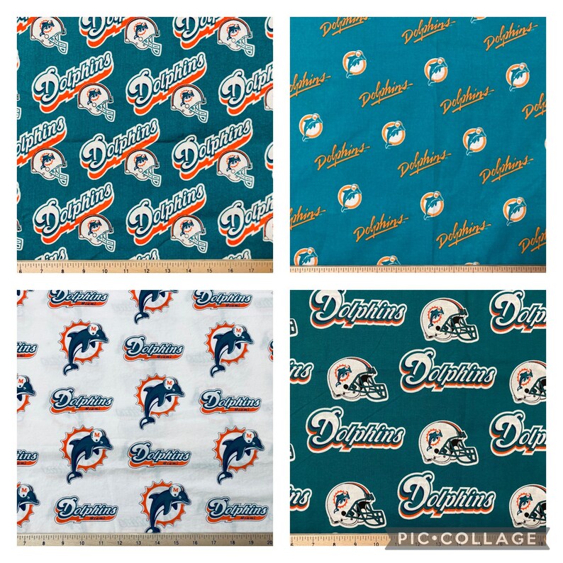 NFL Rare Miami Dolphins Football Vintage Prints All Are 100% - Etsy