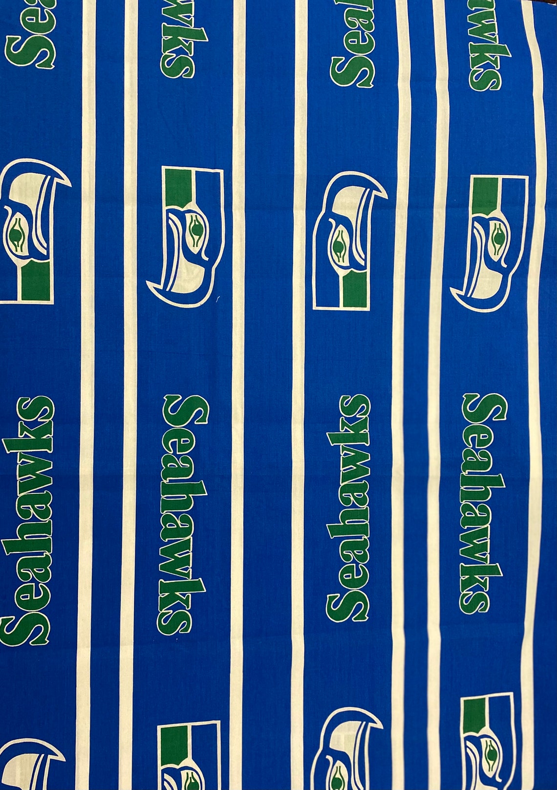 NFL Rare Vintage Seattle Seahawks Football Large Print 100% - Etsy