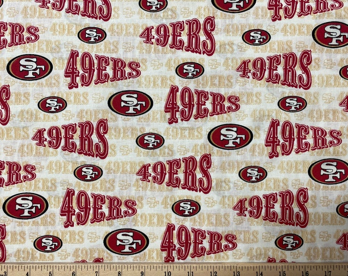 NFL VINTAGE Rare SF San Francisco 49ers Football, 1998 Print, 100% ...