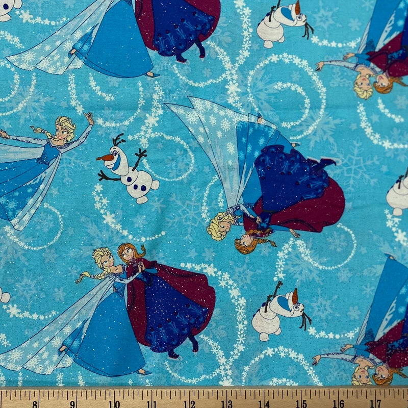 Frozen Fabric - Etsy