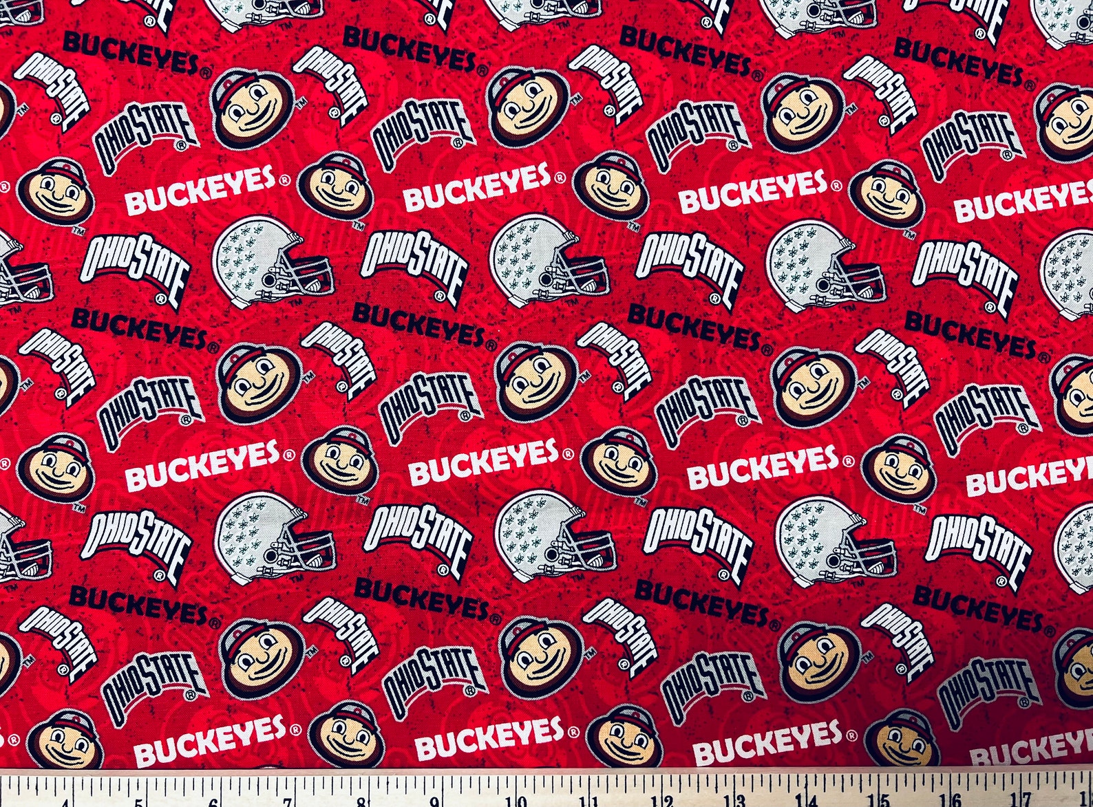 NCAA College University Fabrics, Ohio State Buckeyes or Georgia ...