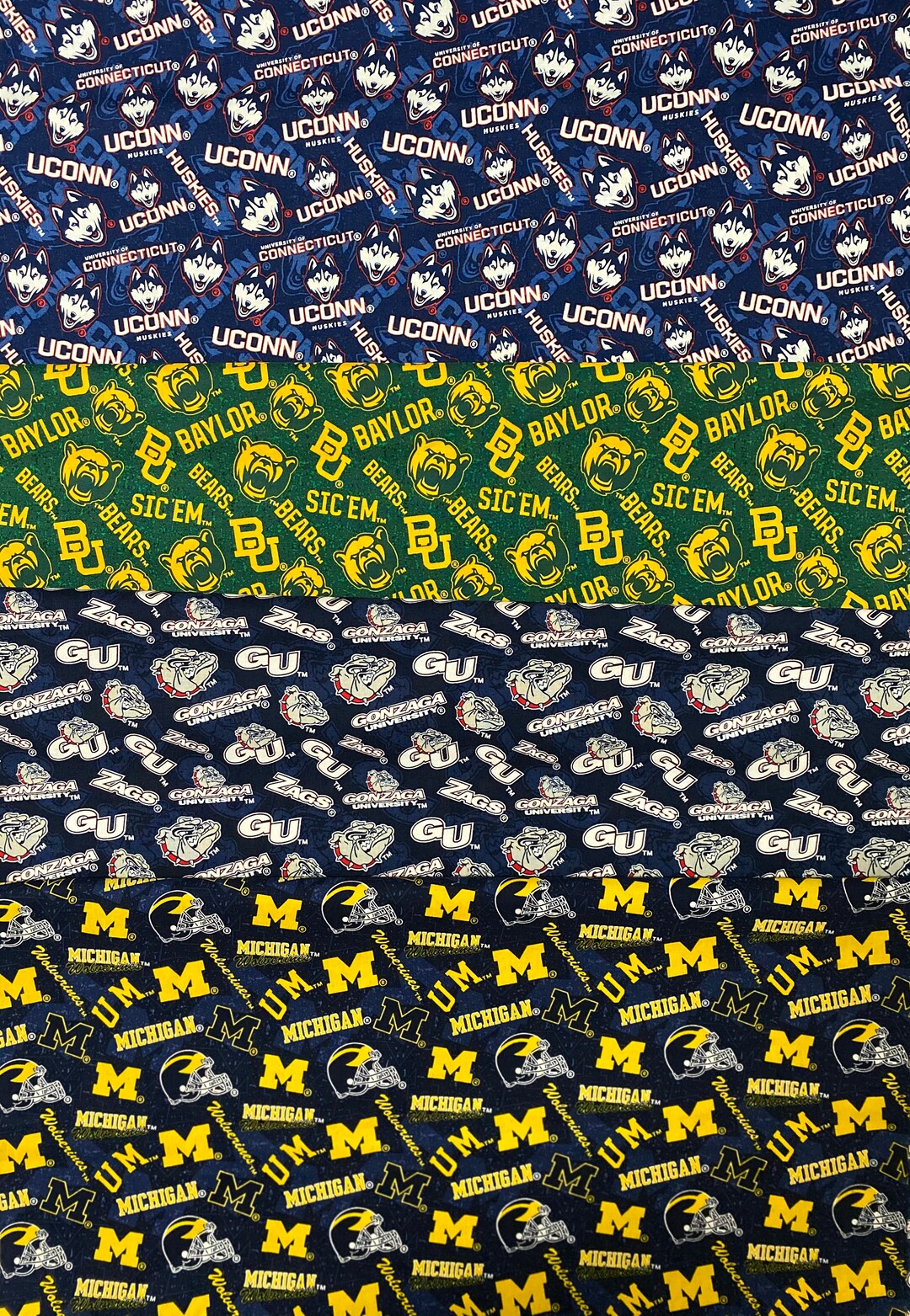NCAA College University, Tone on Tone Design. Uconn Connecticut, Baylor ...