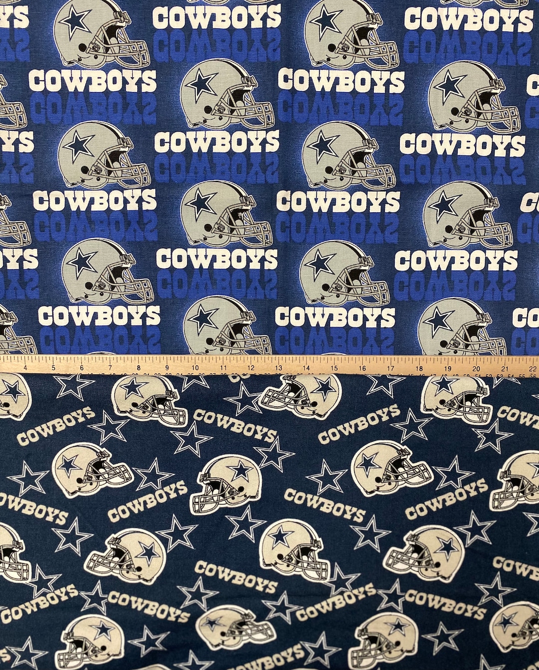 NFL Dallas Cowboys Football, 100% Cotton Fabric. Sold by the 1/4 Yard ...