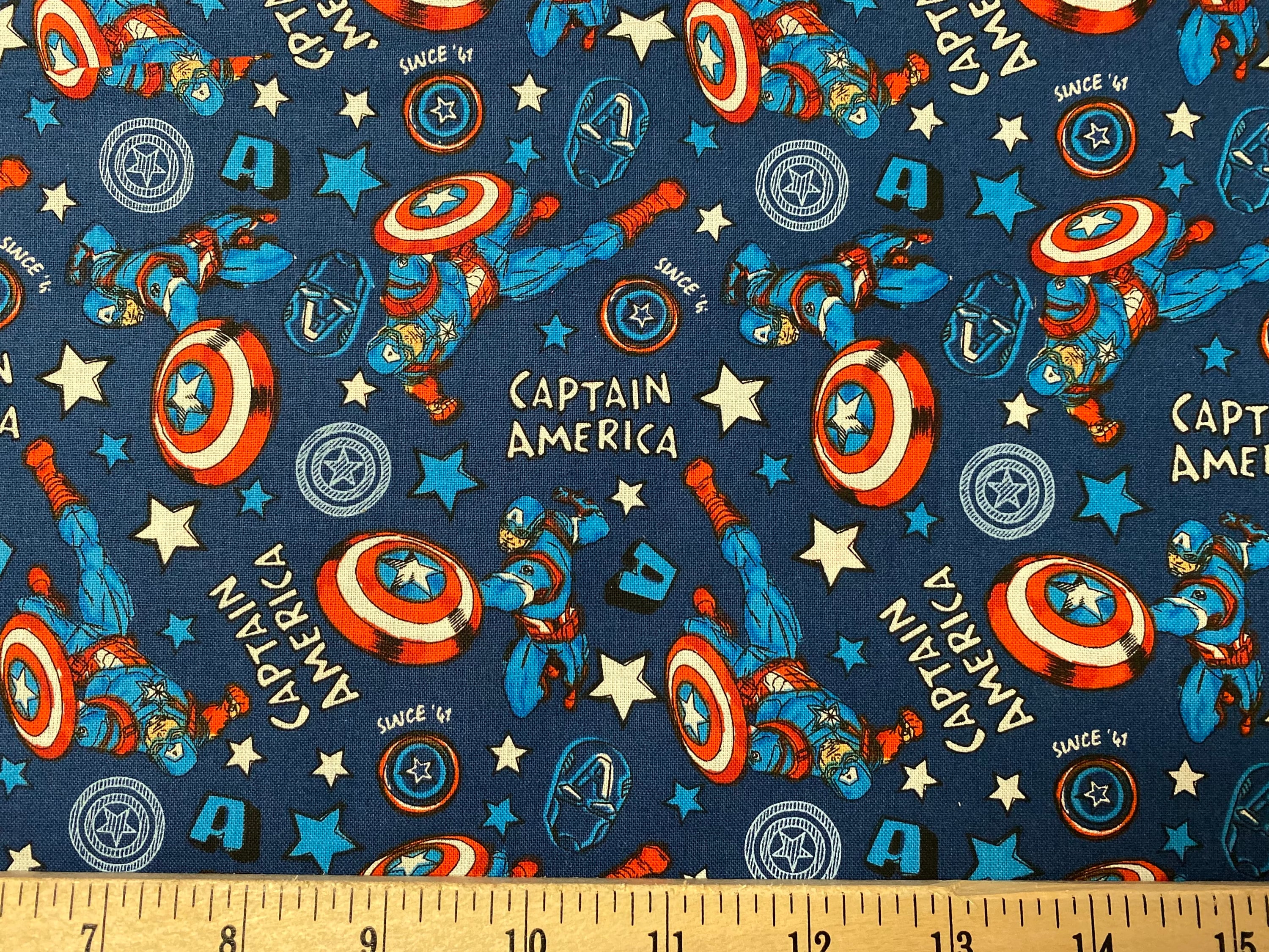 MARVEL Comics, Captain America Superhero, 5 Patterns / Designs. All Are ...