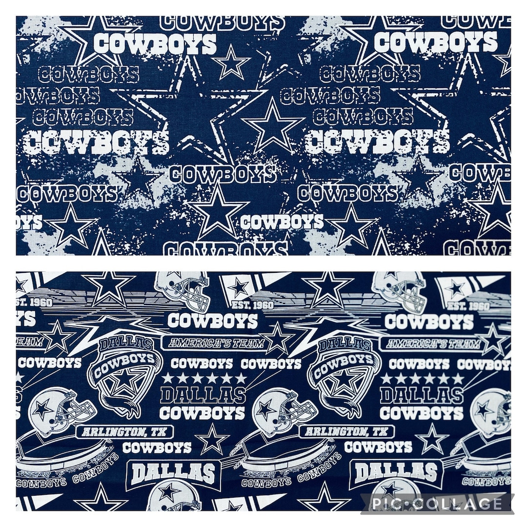 NFL Dallas Cowboys Football, Distressed or Stadium Design, 100% Cotton ...