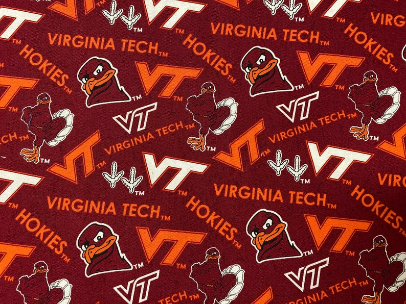 NCAA College University Tone on Tone. Virginia Tech Florida - Etsy
