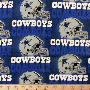 NFL Dallas Cowboys Football, 100% Cotton Fabric. Sold by the 1/4 Yard ...