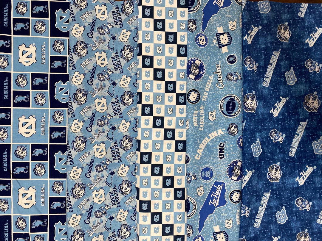 NCAA College UNC University of North Carolina Tarheels, 5 Patterns ...