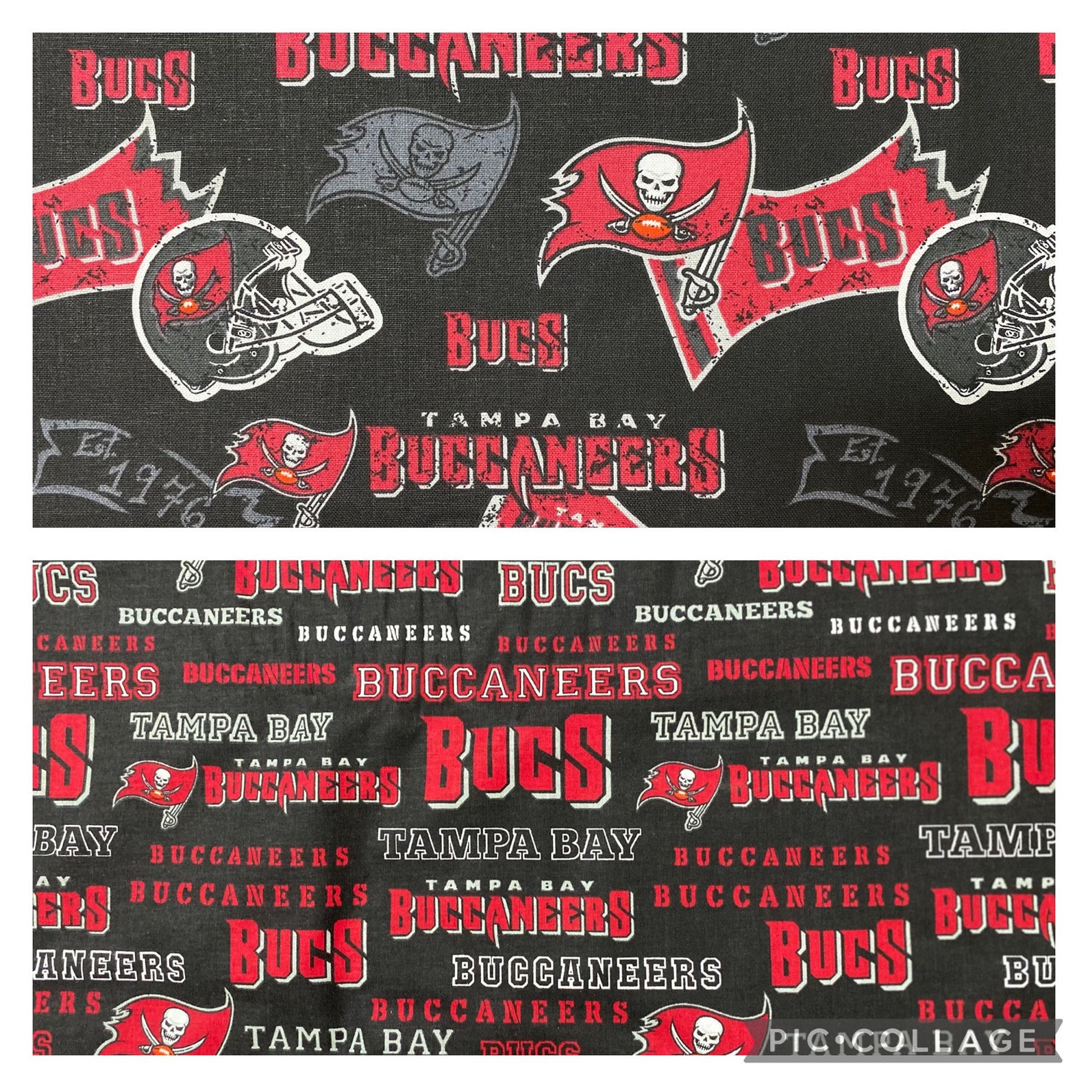 NFL Tampa Bay TB Buccaneers Football, Retro or Words Prints/ Designs ...