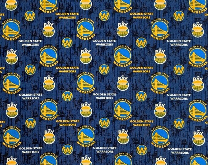 Golden State Warriors Fabric by the Yard, Cotton Golden State Warriors ...