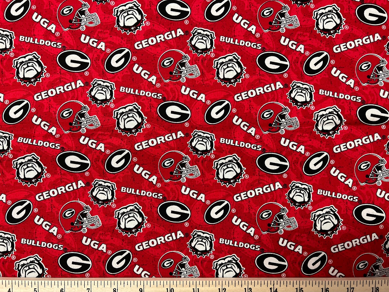 NCAA College University Fabrics, Ohio State Buckeyes or Georgia ...