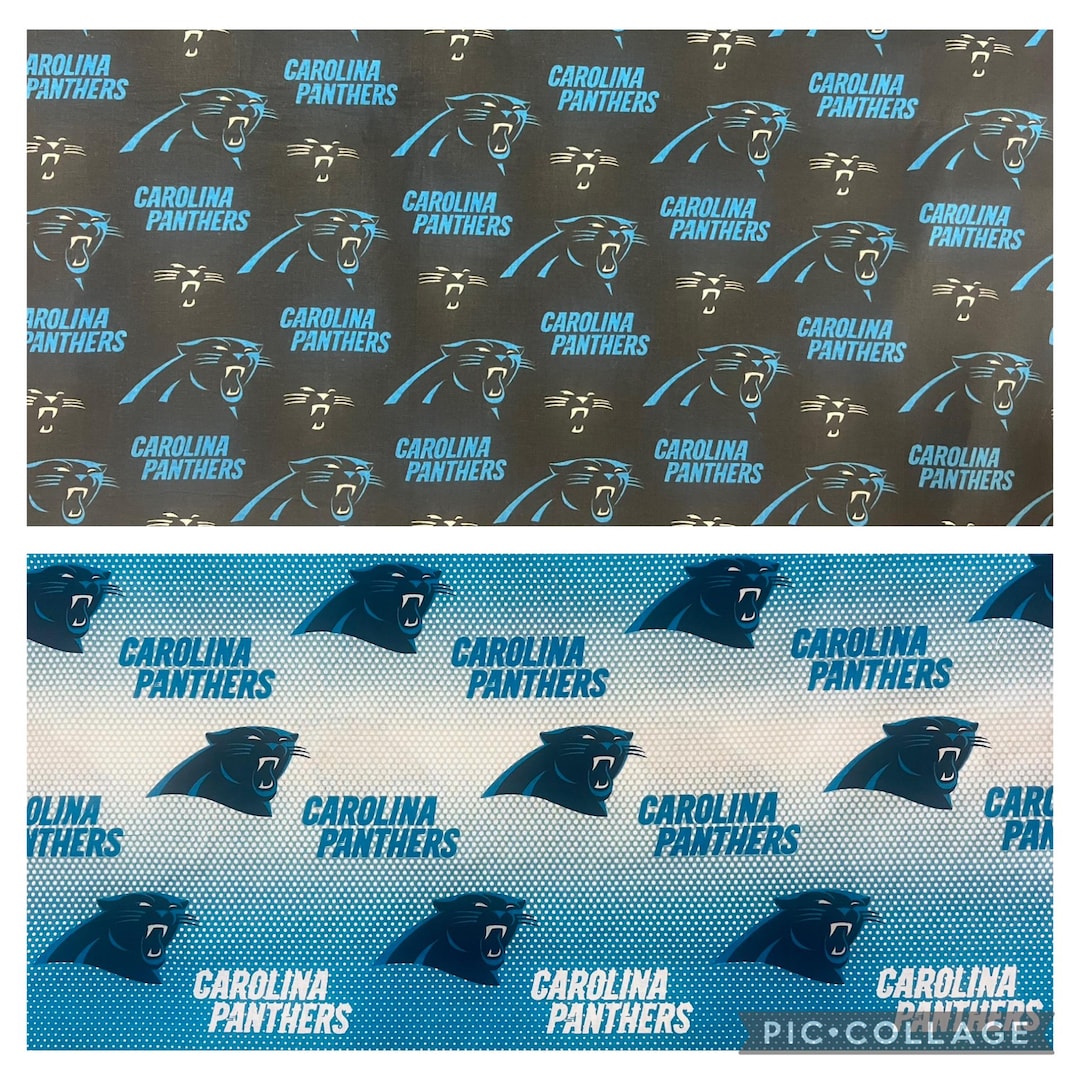 Carolina Panthers NFL Football, 2 Designs, 100% Cotton Fabric, Widths ...