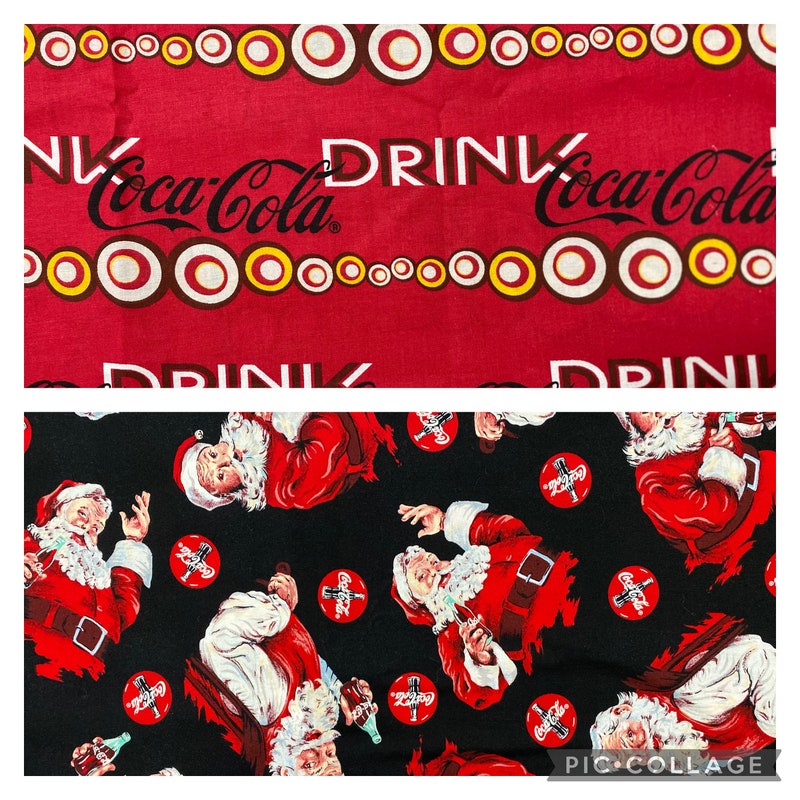 Coca Cola Fabric - Etsy