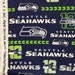 NFL Seattle Seahawks Football, 3 Patterns / Designs, All Are 100% ...