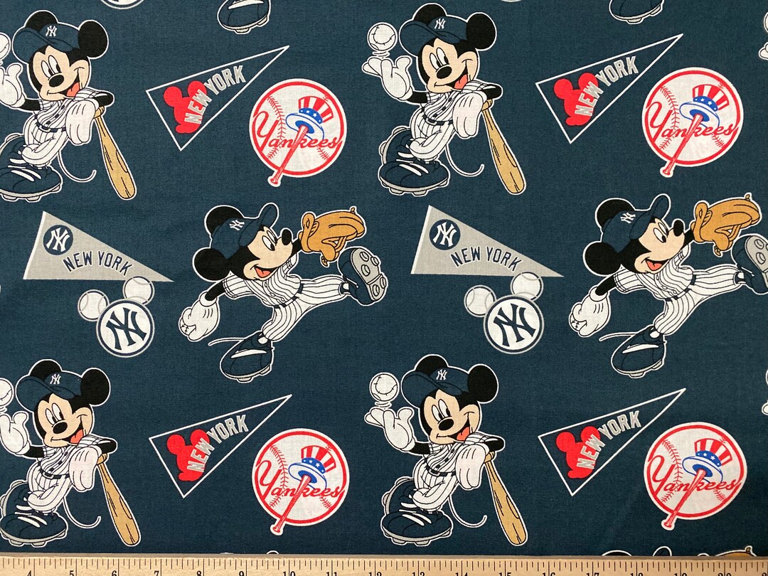 New York NY Yankees Baseball, RARE 2018 MLB Mickey Mouse Print, 100% ...
