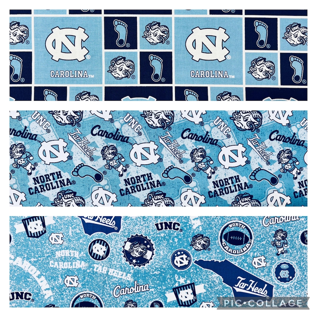 NCAA College UNC University of North Carolina Tarheels, 3 Patterns ...