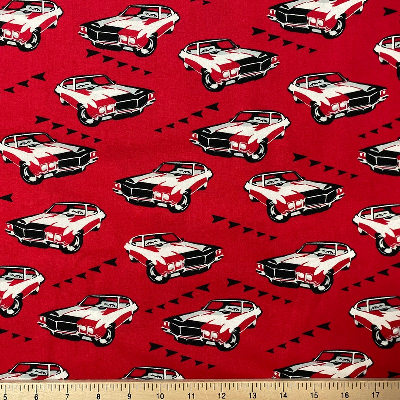 Vintage Car Fabric - Etsy