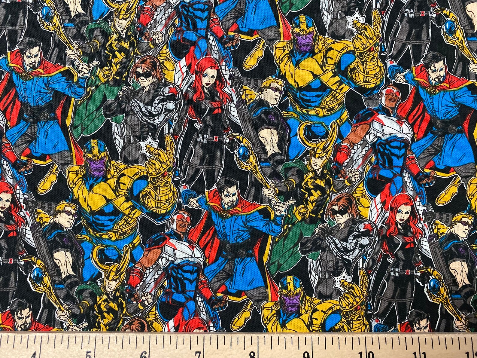 MARVEL Comics Mini Stacked Superhero 4 Patterns / Designs. - Etsy
