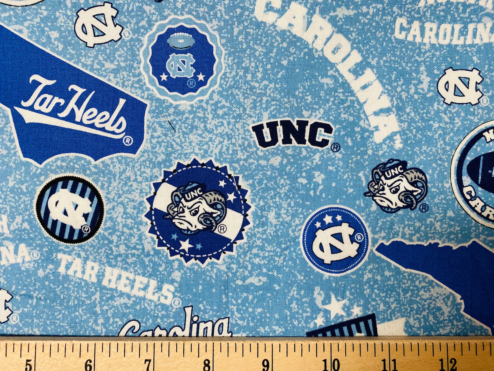 NCAA College UNC University of North Carolina Tarheels, 5 Patterns ...