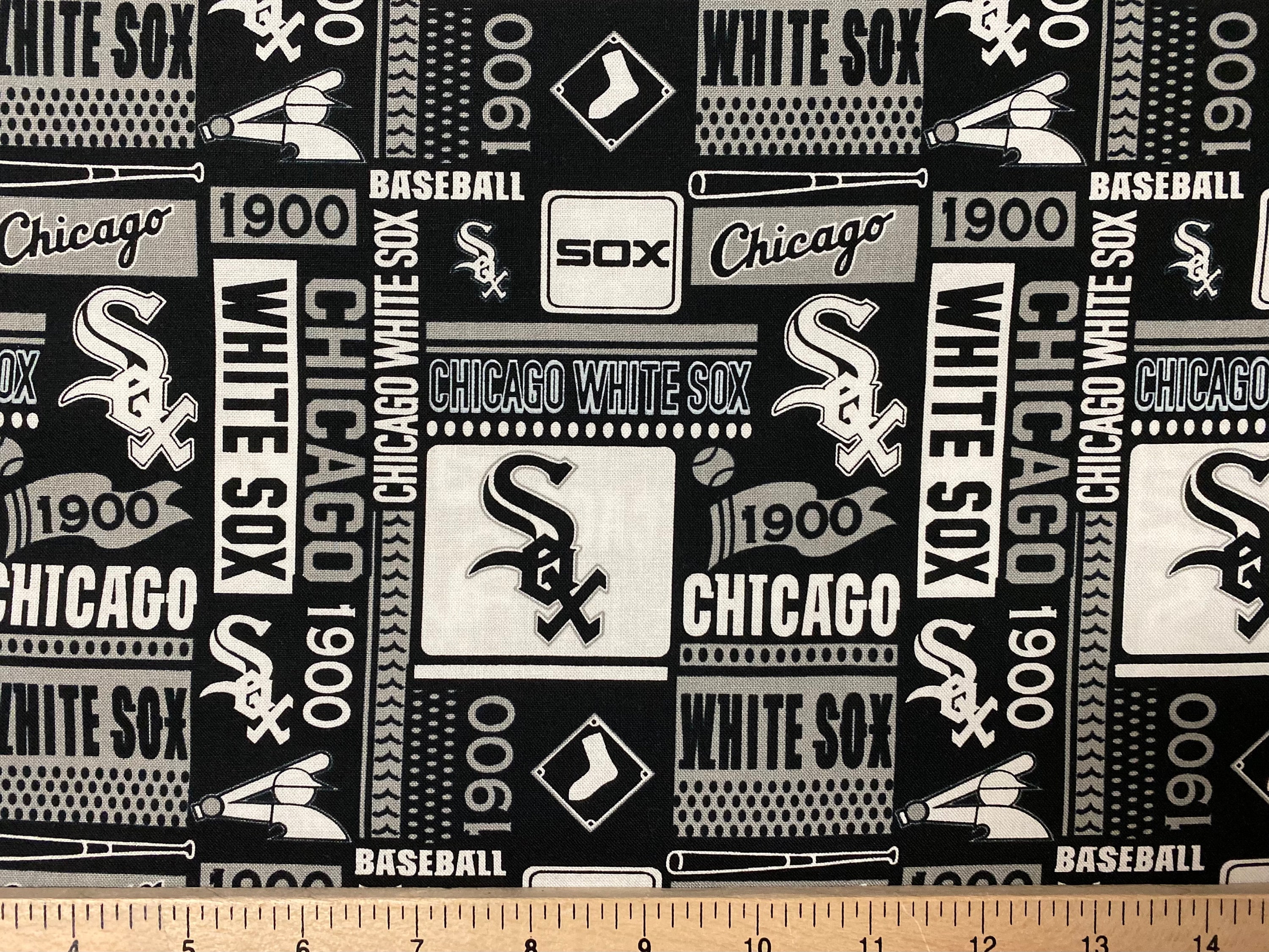 MLB Chicago White Sox WS Baseball, 4 Patterns / Designs, All 100% ...