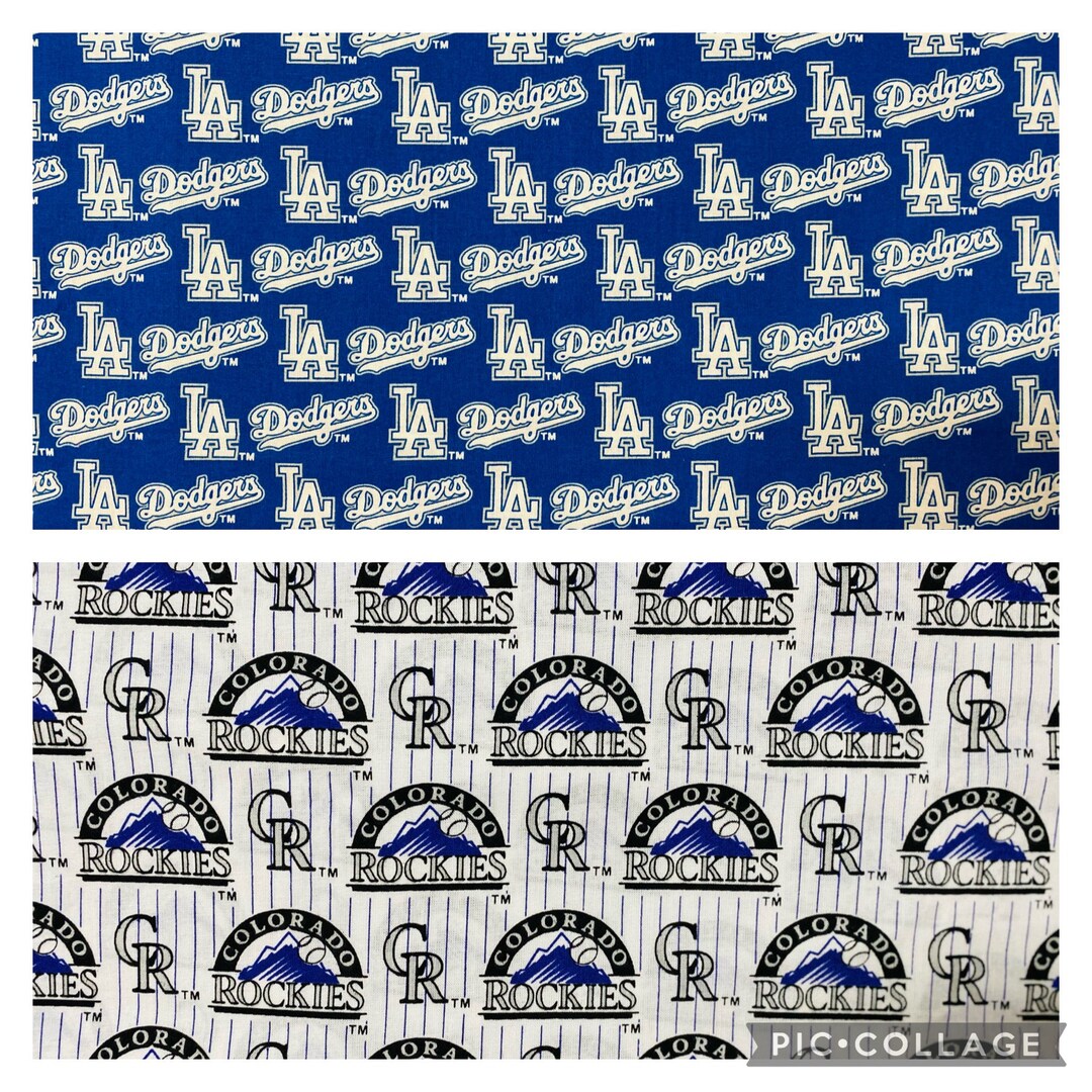 MLB RARE LA Los Angeles Dodgers or Colorado Rockies Baseball, Vintage ...