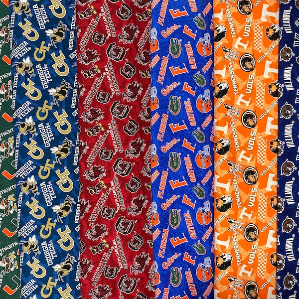 College Fabric - Etsy