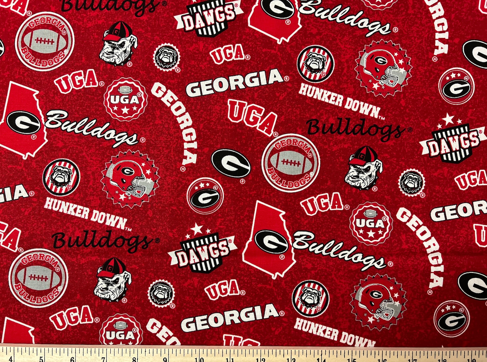 NCAA College University Fabrics, Ohio State Buckeyes or Georgia ...