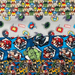 MARVEL Comics, Mini, Stacked, Superhero, 4 Patterns / Designs. All Are ...