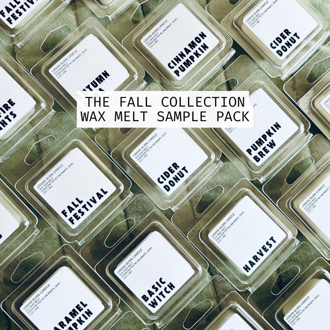 THE FALL COLLECTION | Natural Soy Wax Melts | Variety Sample Pack | 12 ...